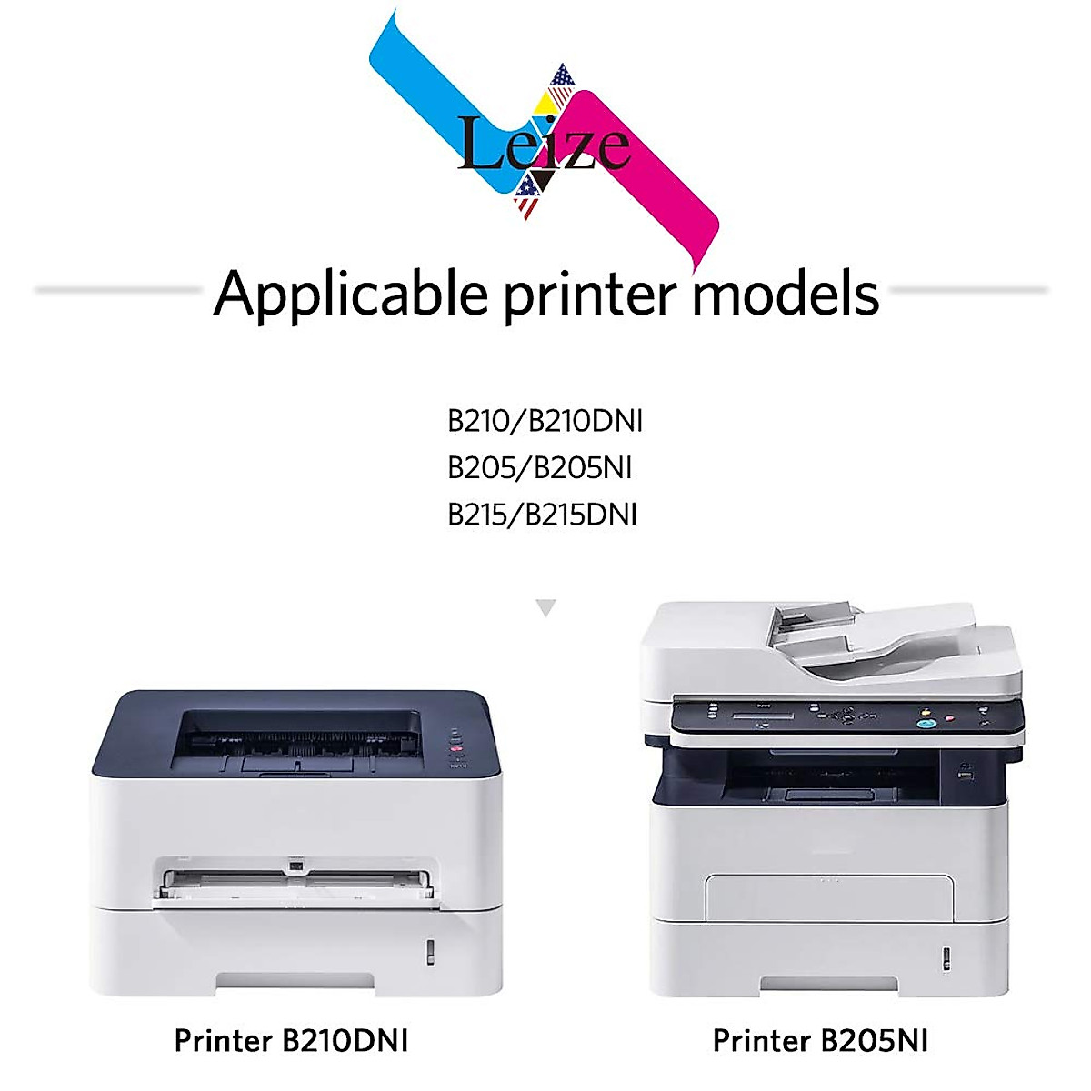 Leize Compatible Toner Cartridge Replacement for Xerox 106R04347 use for Xerox B210 B205 B215 B210DNI B205NI B215DNI B215MFP B205MFP Printer, High Yields Black 3,000 Pages, 4-Pack