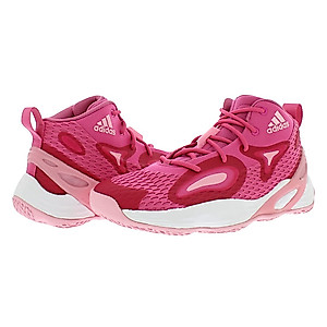 adidas Sm Exhibit A Mid Unisex Shoes Size 10, Color: Pink