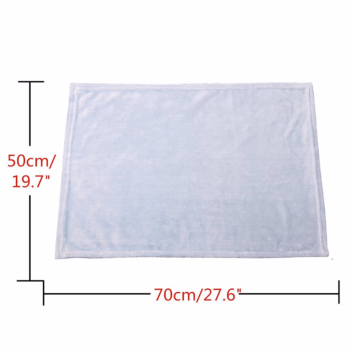 50 * 70cm Large Throw Blankets Fashion Solid Soft Throw Kids Blanket Comfortable Warm Coral Plaid Flannel Blankets