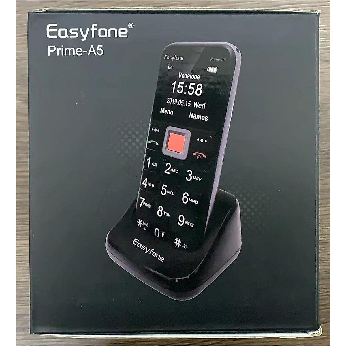 Easyfone T6 4G Picture Button Cell Phone for Seniors and Kids | Easy-to-Use | Clear Sound | Easy Charging Dock | SOS Button | SIM Card Included | Good for Dementia, Alzheimer's and Kids (T6)