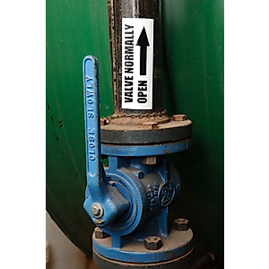 Brady High Adhesion Vinyl Label Tape (113109) - White Vinyl Film - Compatible with GlobalMark Industrial Label Printer - 100' Length, 4" Width