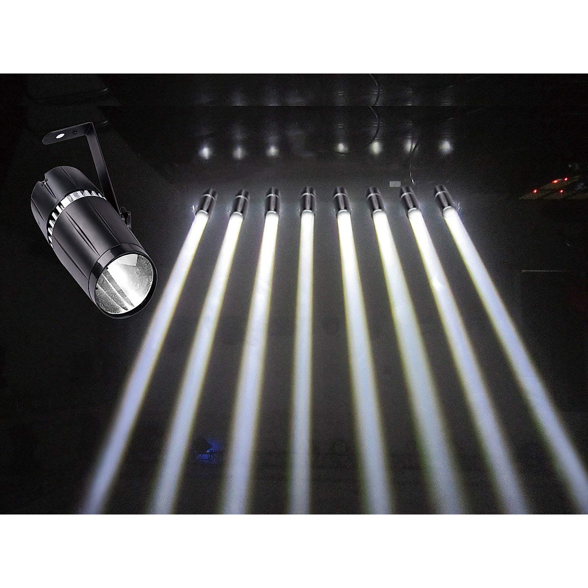 TOM LED pinspot stage light,TOM 6W white Pin spot with beam stage light