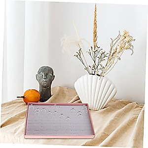 STOBAZA 8 Pcs Simple Jewelry Tray Display Tray Ring Organizer Box Jewelry Showcase Jewelry Presentation Hoop Earring Ring Display Case Jewelry Organizer Trays Ring Organizer for Jewelry