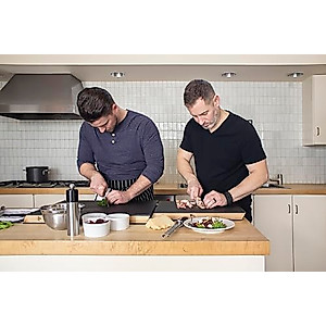 CBC Home- Premium Chef/Gyutou Knife - 67 Layer Hammered Damascus Steel, Super Sharp, Full Tang, Ebony Wood Handle - Ideal for All Kitchen Tasks- Professional Grade (9.5 Inch)