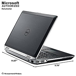 Dell Latitude E6420 Flagship 14.1-Inch Business High Performance Laptop (Intel Core i5 up to 3.2GHz, 8GB RAM, 128GB SSD, DVD, Wifi, Windows 10 Professional 64-bit) (Renewed)