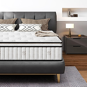 Wellynap King Mattress,10 Inch King Size Mattress,Hybrid Mattress King in a Box,Individually Pocketed Innerspring,Fiberglass-Free Mattress,Medium Firm120 Nights Risk-Free Trial