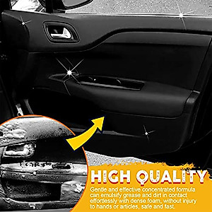 wuwuhen Magic Foam Cleaner for Car, Car Multi Purpose Foam Cleaner, Foam Cleaner for Car, Multi Purpose Foam Cleaner, Eelhoe Foam Cleaner (2pcs,100ml)