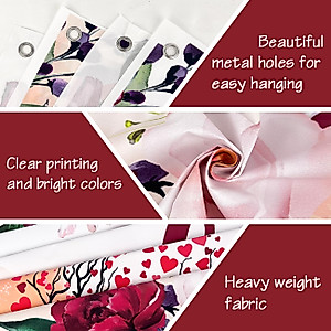 3 Pcs Fall in Love Banner Set Fall Bridal Shower Decorations Autumn Floral Little Pumpkin Door Cover Backdrop for Fall Theme Wedding Bachelorette Engagement Bride to Be Valentines Day Party Supplies