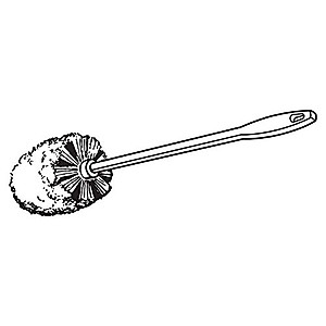 Rubbermaid Commercial 14.5 Inch Toilet Brush, Toilet Bowl Cleaner for Bathroom, Scrub Brush for Toilet