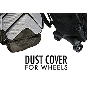 Rolling Universal Gaming Backpack for Xbox One X/S/Playstation 4 Slim/PS4/XB1/XB360/PS3