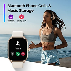 Certified Refurbished Amazfit GTS 4 Smart Watch for Women, Dual-Band GPS, Alexa Built-in, Bluetooth Calls, 150+ Sports Modes, Heart Rate SPO₂ Monitor, 1.75” AMOLED Display, White (Renewed)
