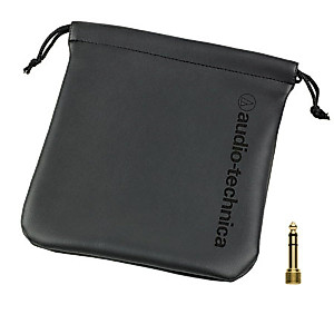 Audio-Technica 6 Pack ATH-M40x Professional Monitor Headphones, 98dB, 15-24kHz, with 9.8' Coiled and Straight Interchangeable Cables - Microfiber Cloth