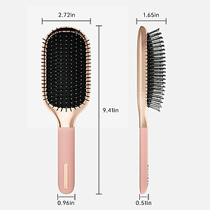 Melbang Hair Brush for Thick Curly Thin Long Short Wet or Dry Hair Adds Shine and Makes Hair Smooth Hair Comb Paddle Hair Brush for Men Women Kid