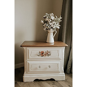 Rub on Transfers for Furniture and Crafts | 3 Design Sheets 11” x 17” Each | Home Décor Transfers | Furniture and Craft Decals | by Thymeless Designs (Spring in Marseille)