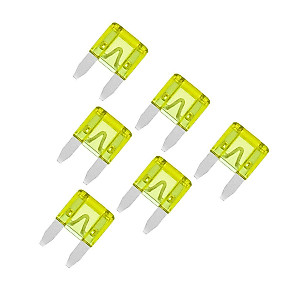 100 Pack Auto Fuses 20 AMP APM/ATM 32V Mini Blade Style Fuses 20A Short Circuit Protection Car Fuse (20 AMP)