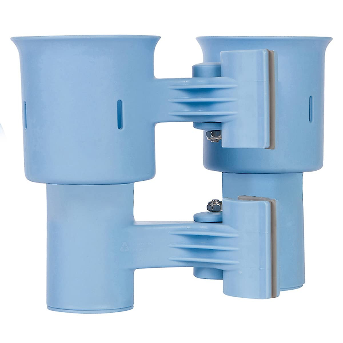 ROBOCUP, (Light Blue EZ-Spring), Best Cup Holder for Drinks, Fishing Rod/Pole, Boat, Beach Chair, Golf Cart, Wheelchair, Walker, Drum Sticks, Microphone Stand