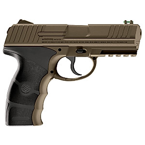 Crosman MK45 CO2-Powered Semi-Auto BB Air Pistol, Earth/Black