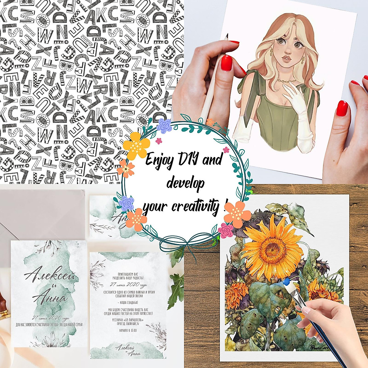 100 Sheets White Cardstock 8.5x11 Inch,250GSM 92lb Cover Thick Paper Card Stock Printer Paper,Heavy Weight Printer Paper for Invitations,Stationery Printing,Scrapbooking,Crafts,DIY Cards