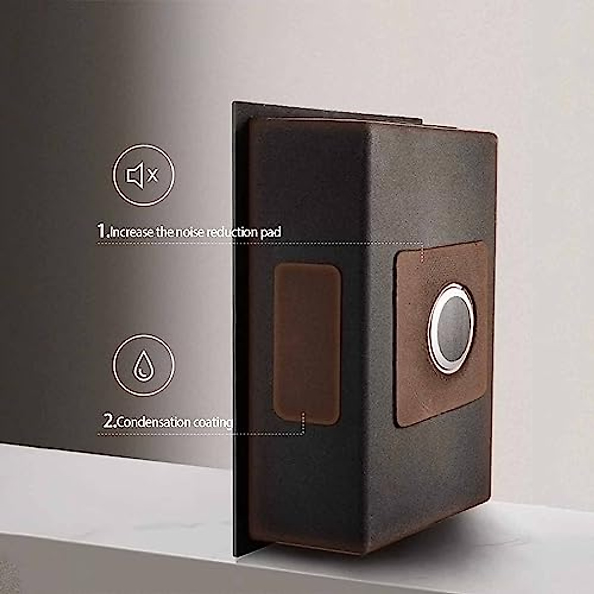 Kitchen sinks, utility sink, stainless steel sink,Well crafted for durability, making it a contemporary centerpiece that enhances the overall appeal of your kitchen space. (Size : 68 * 45 * 20cm)