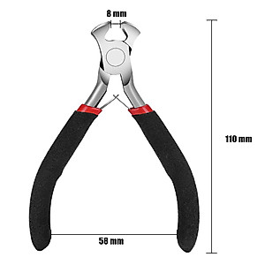 Zipper Install Pliers Tool Top Stop Slider Bottom Repair Molded Spiral End Cutting Pliers Jewelers Beading Wire Cutter Tool by FengWangLi
