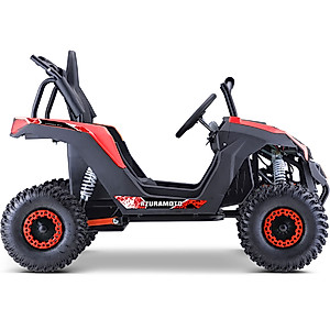 MotoTec Raider Kids UTV 48v 1200w Full Suspension Red
