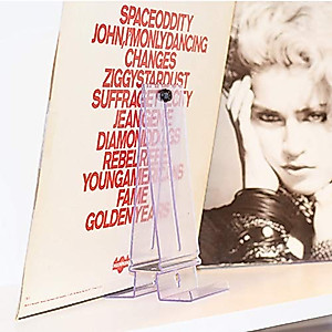 CollectorMount Album Mount 5 Pack, Vinyl Record Shelf Stand and Wall Mount Display, Invisible and Adjustable