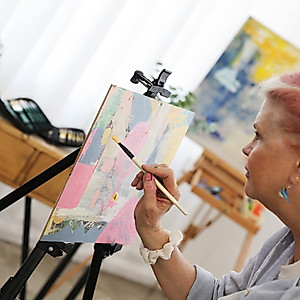 ARTIFY 10 Pieces Paint Brush Set, Intermediate Series, Includes a Carrying Case, Premium Nylon Hair Brushes for Acrylic, Watercolor, Oil and Gouache Painting (White - Premium Nylon Hair)