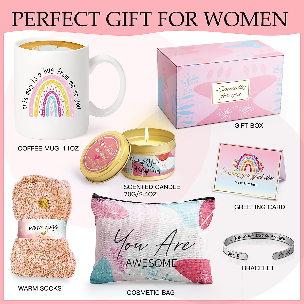 Gifts for Women,Get Well Soon for Women After Surgery,Birthday Gifts for Women Thinking of You Gifts Feel Better Gifts,Gifts for Sister,Mom,Wife,Teacher,11oz Coffee Mug