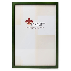 Lawrence Frames 756082 Green Wood 12.63 x 8.63-Inch Picture Frame