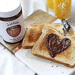 Justin's Chocolate Hazelnut & Almond Butter Squeeze Pack, Organic Cocoa, Gluten-free, Responsibly Sourced, Packaging May Vary, 1.15 Ounce (Pack of 10)