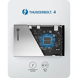 Alogic TB4H3TB Thunderbolt 4 Blaze Dock Compact Hubtriplethunderbolt Output
