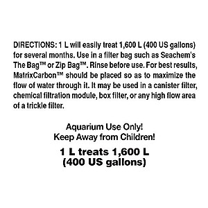Seachem Matrix Carbon 1 Liter