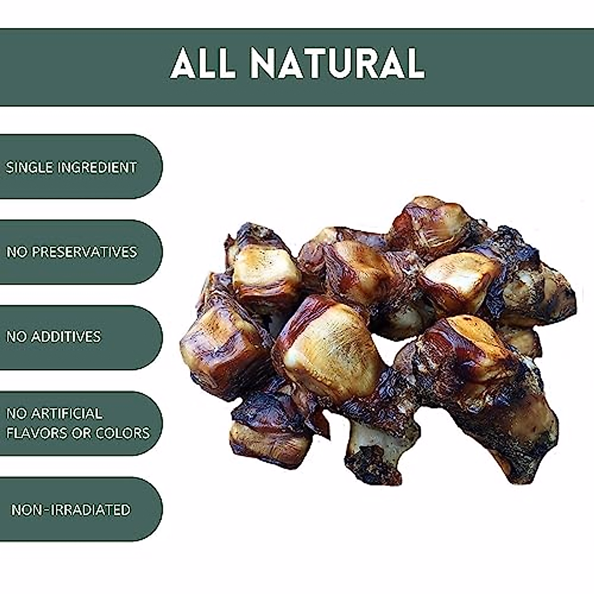 K9 Connoisseur Natural Dog Treats for Large Dogs Aggressive Chewers Made in USA Only Grain & Rawhide Free Long Lasting Marrow Filled Dog Bones for Medium Dogs Also Great Treat for a Small Breed 8 Pack