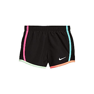 Nike Girl's Dri-FIT™ Woven Short (Toddler/Little Kids) Multi/Black 6 Little Kid