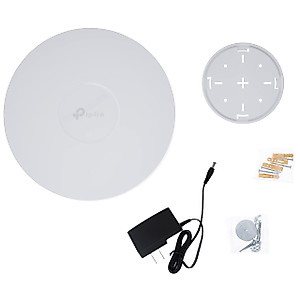 TP-Link EAP670 | Omada WiFi 6 AX5400 Wireless 2.5G Ceiling Mount Access Point | Support-Mesh, OFDMA, Seamless Roaming, HE160 & MU-MIMO | SDN Integrated |Cloud Access & Omada App | PoE+ Powered, White