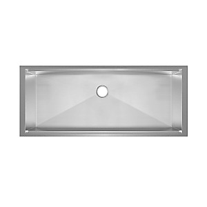 Swiss Madison Rivage 45 x 19 Single Basin Undermount Kitchen Workstation Sink, stainless steel (SM-KU756)