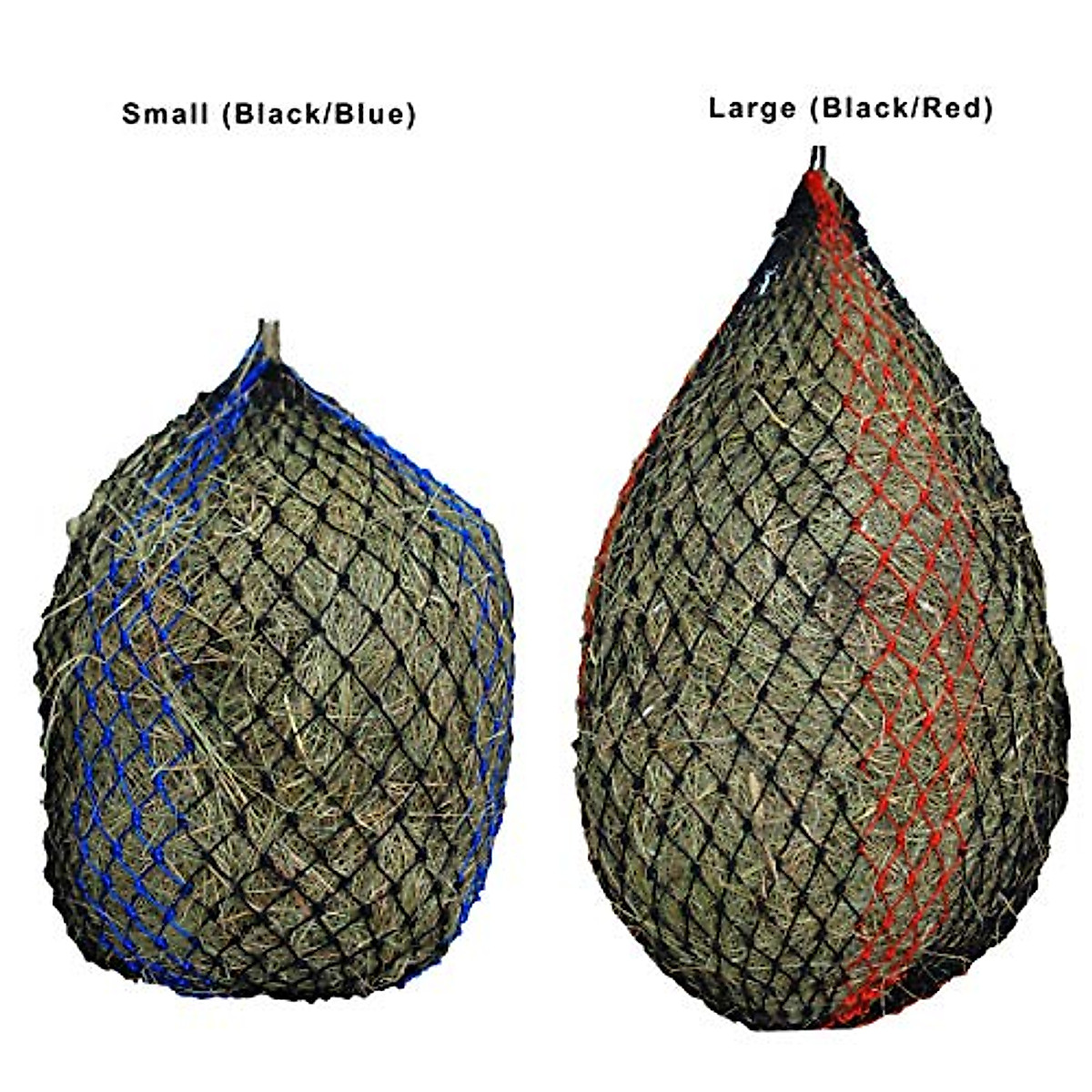 T TEKE Deluxe Slow hay Feeder hay nets, 1-3/4" Feeding Holes, Horse Supplies hay Bags for Horses, Goats