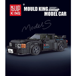 Mould King Initial D Car Nissan Skyline GTR32 Race Car Building Sets with Display Case, 27014 Collectible Speed Champion Car Building Blocks, Classic Race Car Building Kits for Adults Kids 8+(359PCS)