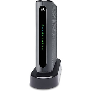 Motorola MT7711 24X8 Cable Modem/Router with Two Phone Ports, DOCSIS 3.0 Modem, and AC1900 Dual Band WiFi Gigabit Router, for Comcast XFINITY Internet and Voice
