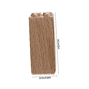 COHEALI 10 Pcs Seal Wood Crafts Fondant molds Scrapbooking Tools for Crafts Holiday Decorative Rubber Stamp Cake Decorating Tools Practical Wooden stampers Cake Stamper Wooden Cake Stamps