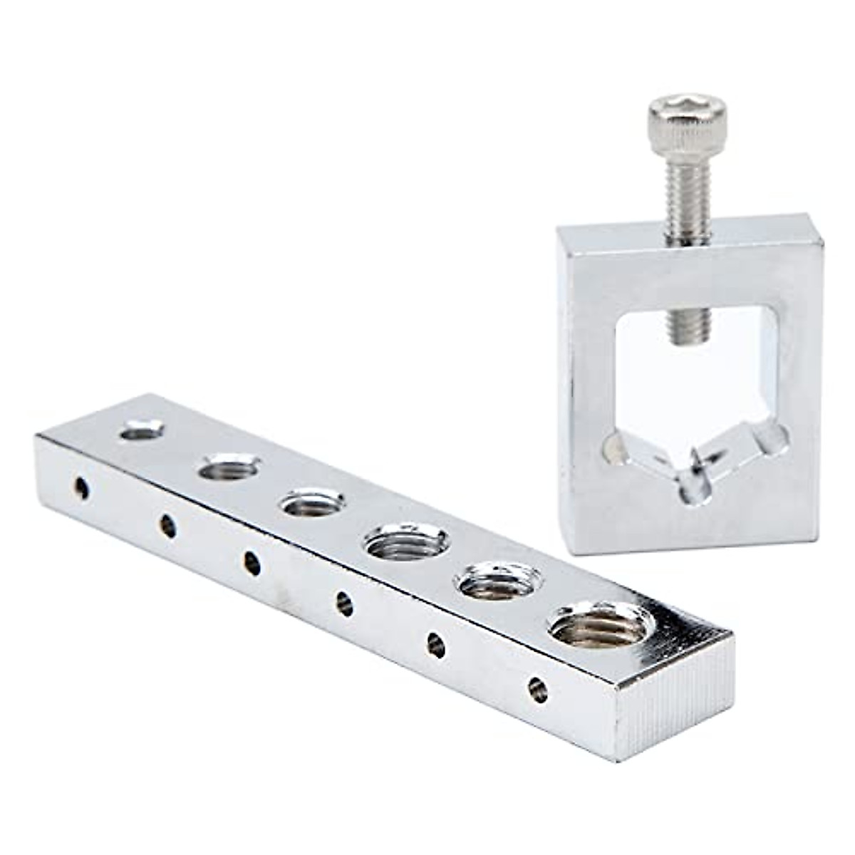 Wire Lockwire Nut Kit, Nut and Bolt Drill Jig Metric VS559 Metal High Hardness Precise Safe Wire Drill Guide Set Fit for Secure Locking Wire