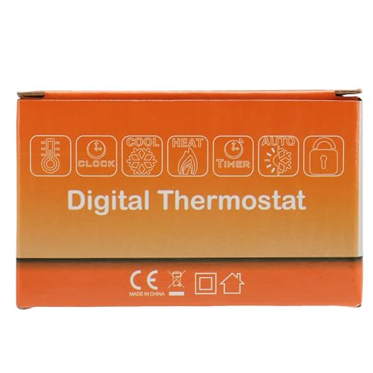 Wengart WiFi Smart Thermostat WG02B05-1,AC230V Max3A 2.4GHz Wi-Fi APP TUYA for Radiant Floor Heating,Compatible with Alexa Echo/Google Home,White Backlight