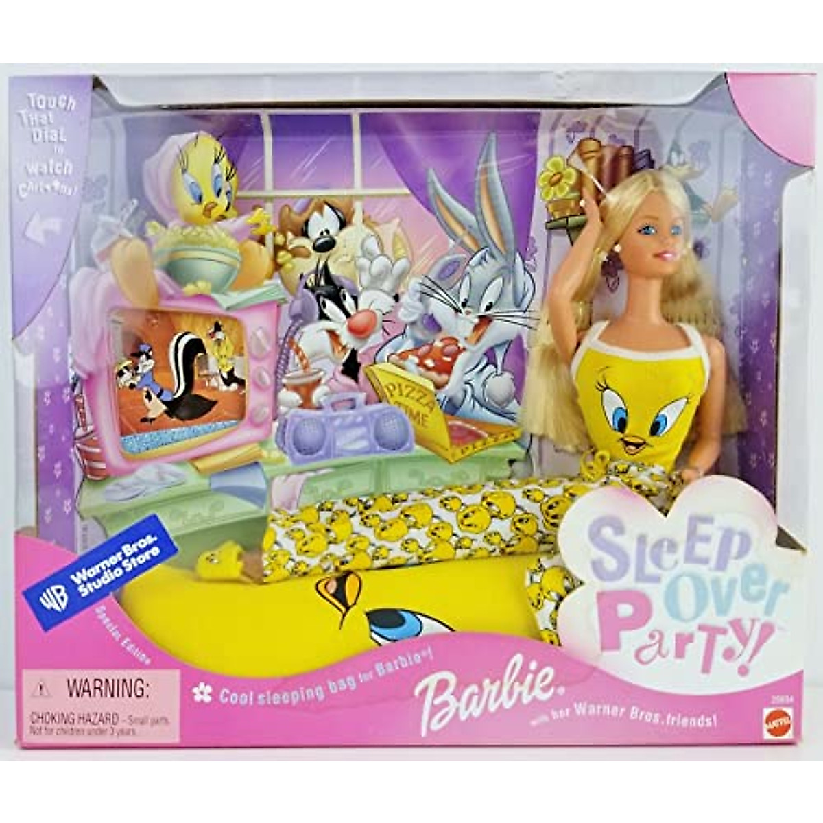 Barbie Tweety Sleep Over Party Warner Bros. Studio Store Doll
