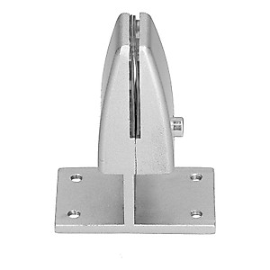 Haofy Desktop Partition Bracket Clip, 4 Pcs T-Shaped Aluminum Alloy Silver Desktop Screen Bracket Clip, Suitable for Office Classroom