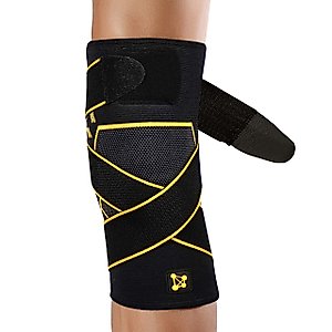 CopperJoint Copper Compression Knee Brace With Straps - For Arthritis Pain, Meniscus, & ACL Support - Knee Support for Sport & Everyday Activities - Adjustable & Breathable Design Medium