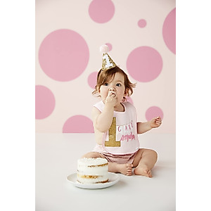 Mud Pie Baby Girl First Birthday Cake Smashing Set, Banner