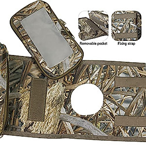 MYDAYS ATV Saddle Bag,Cargo Tank Phone Bag Storage Luggage for ATV UTV Snowmobile Motorcycle (Camo1)