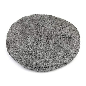 GMT Steel Wool #1 Medium Grade 17" Radial Floor Pads; Case of 12 Pads; For Cleaning and Dry Scrubbing Wood, Tile, & Granite (120171)