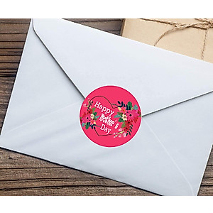 Remarkable Happy MotherDay Labels Stickers,2 Inch Best Mom Ever with Flowers Heart Gift Tag Wrap Stickers for Envelope Seals Card Boxes Party Favor Presents,Thanks Mom Stickers (252 Pcs)