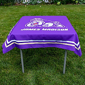 College Flags & Banners Co. James Madison Dukes Logo Tablecloth or Table Overlay